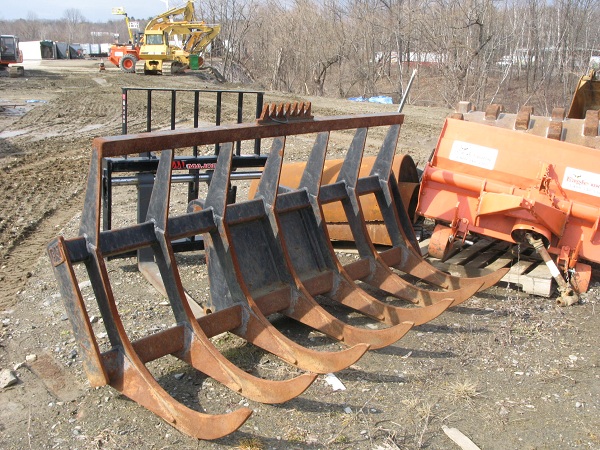 Front End Loader/Backhoe Root Rake Attachment - Eagle Rental