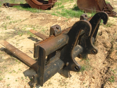 Front End Loader/Backhoe Fork Attachment - Eagle Rental