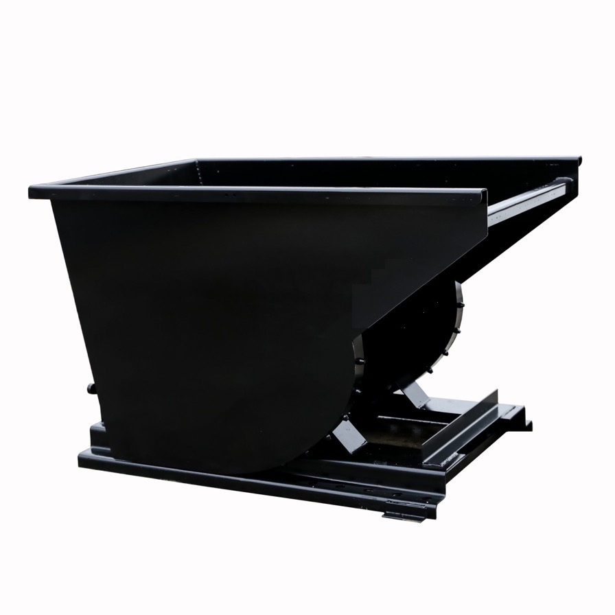 1 Yard Self Dumping Forklift Dumpster - Eagle Rental